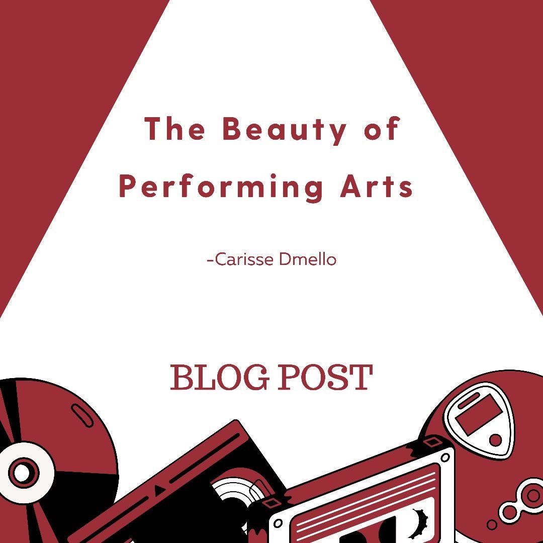 The Beauty of Performing Arts. Art is the element that brings colour ...