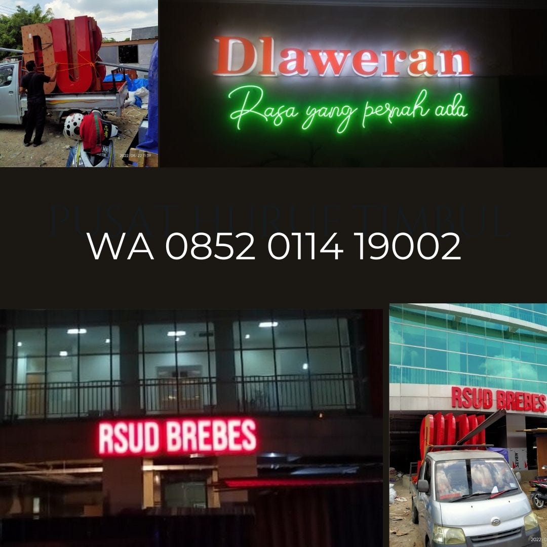 WA 0852–0114–19002 (PROMO), Jual Huruf Timbul Plat Besi di Jember | by ...