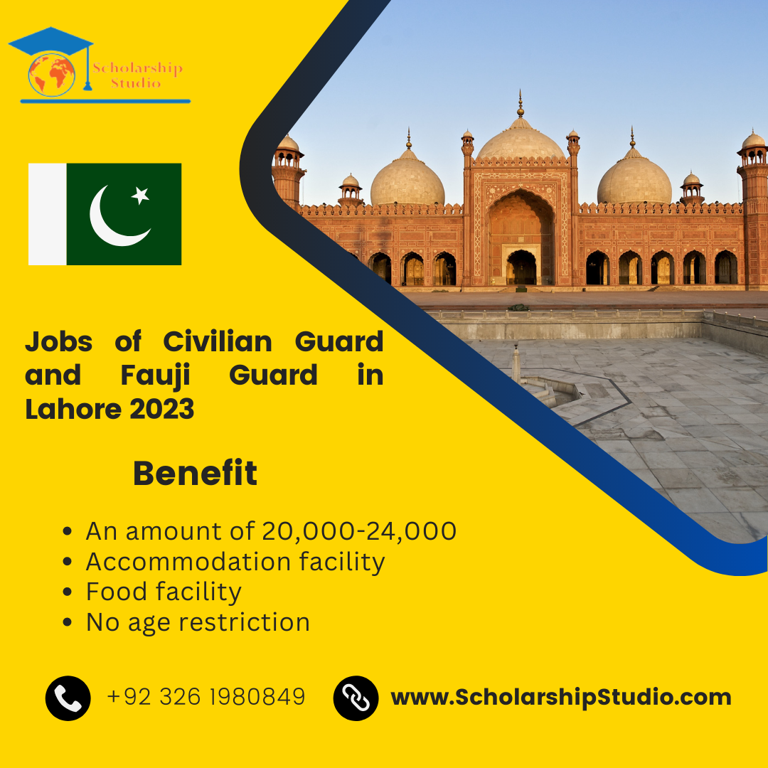 Jobs of Civilian Guard and Fauji Guard in Lahore 2023 - Scholarship ...