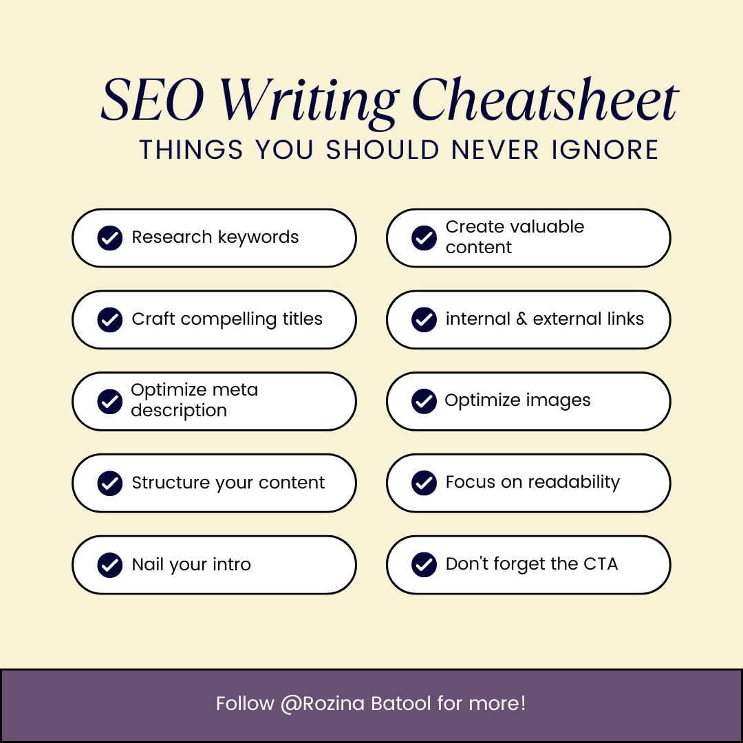 SEO Writing Guide That You Should Never Overlook | by Rozina Batool ...