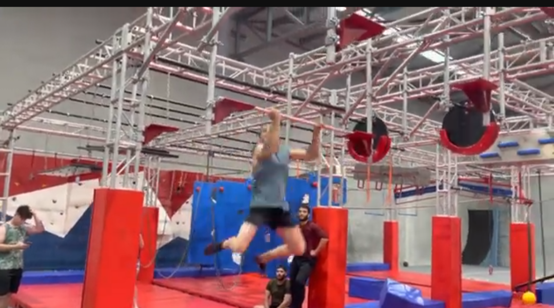 The Design of the bar used in the "flying bar hop" by Google gemini 2.0 ...