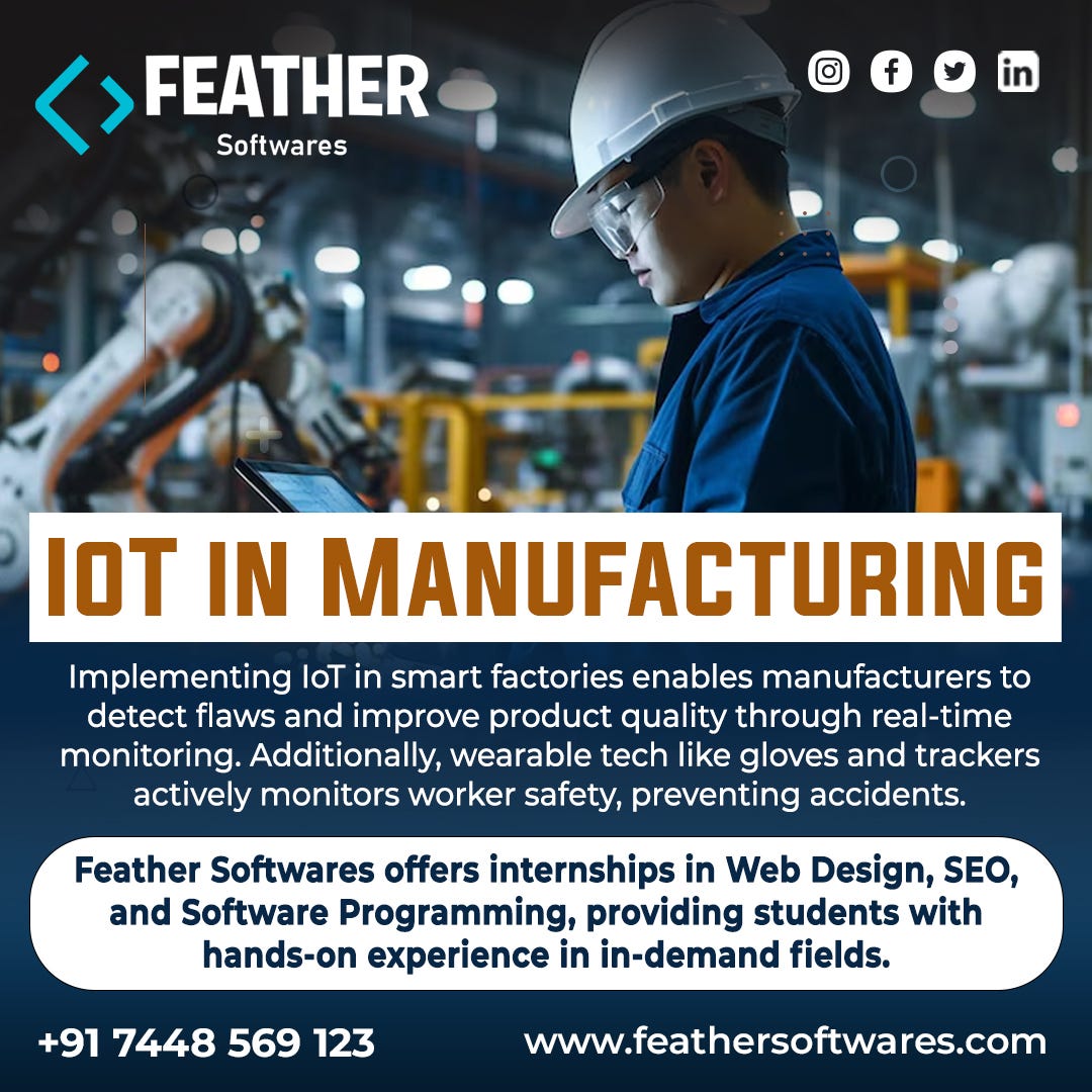 IoT in Manufacturing. Implementing IoT in smart factories… | by Anishfeather | Jun, 2024 | Medium