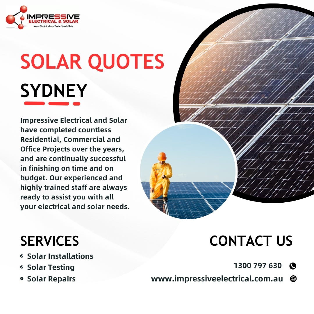 Solar Quotes Sydney - Impressive Electrical & Solar - Medium