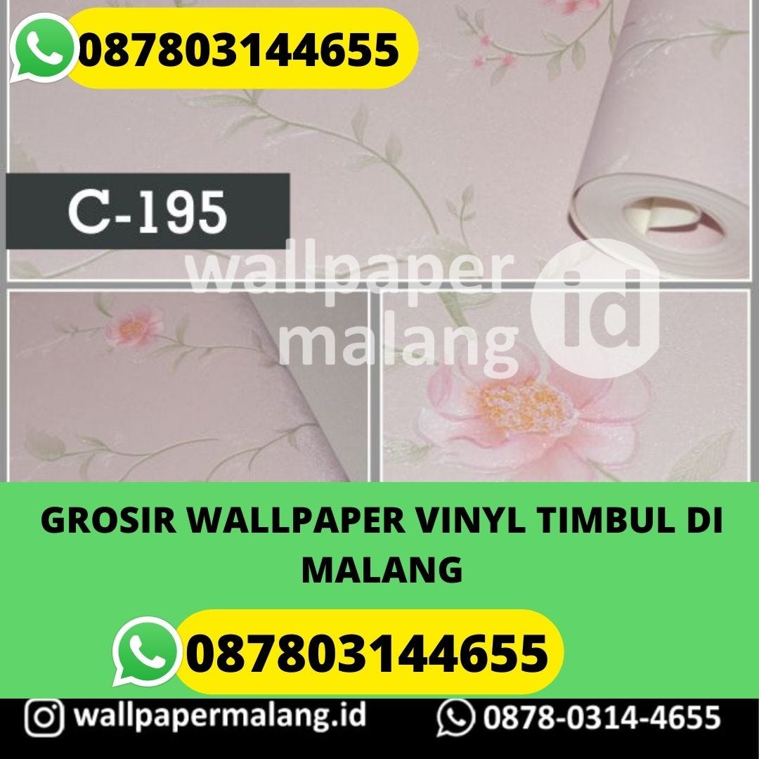 GROSIR WALLPAPER VINYL TIMBUL DI MALANG | by Tukang Wallpaper Malang ...