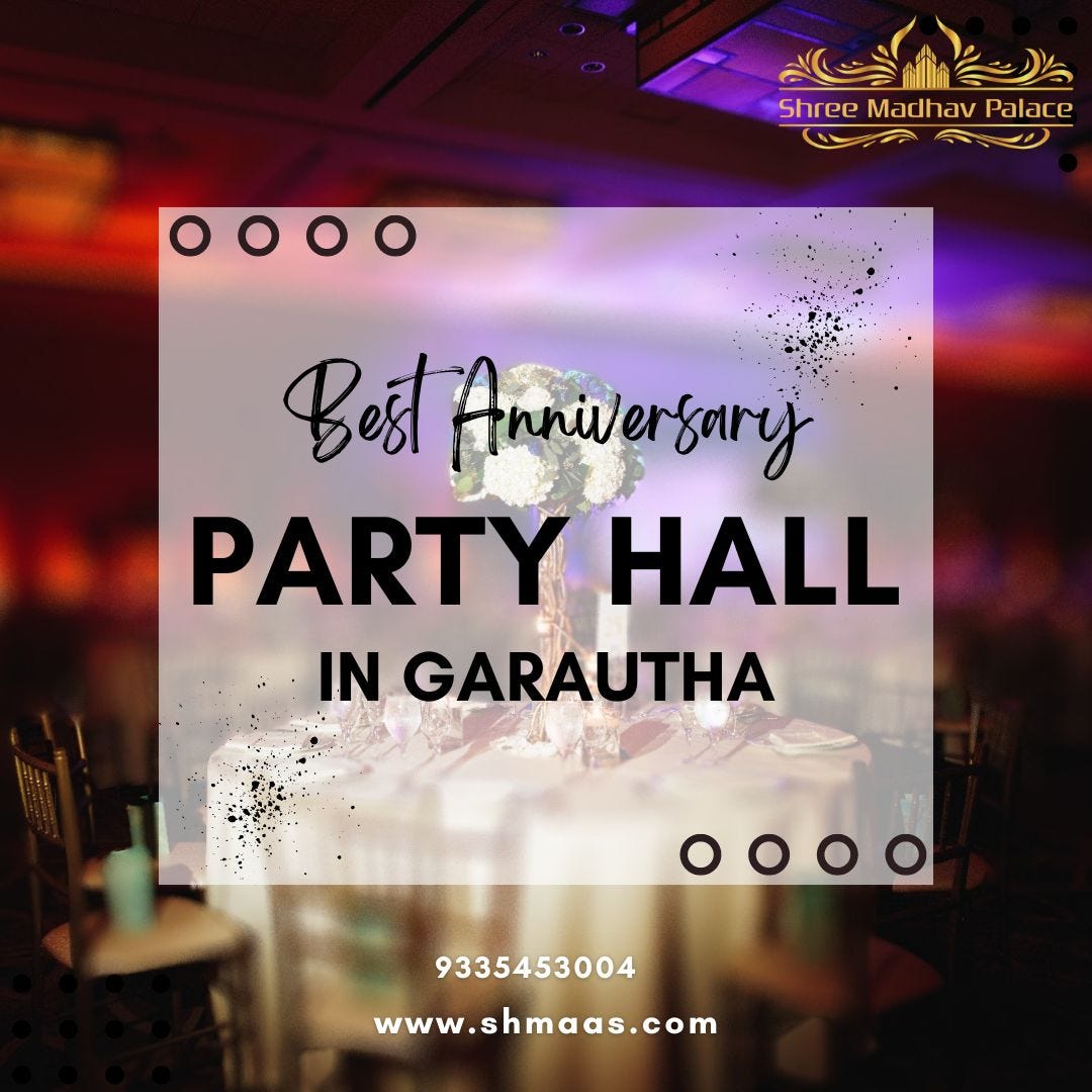 best anniversary party hall in Garautha - Shree Madhav Palace - Medium