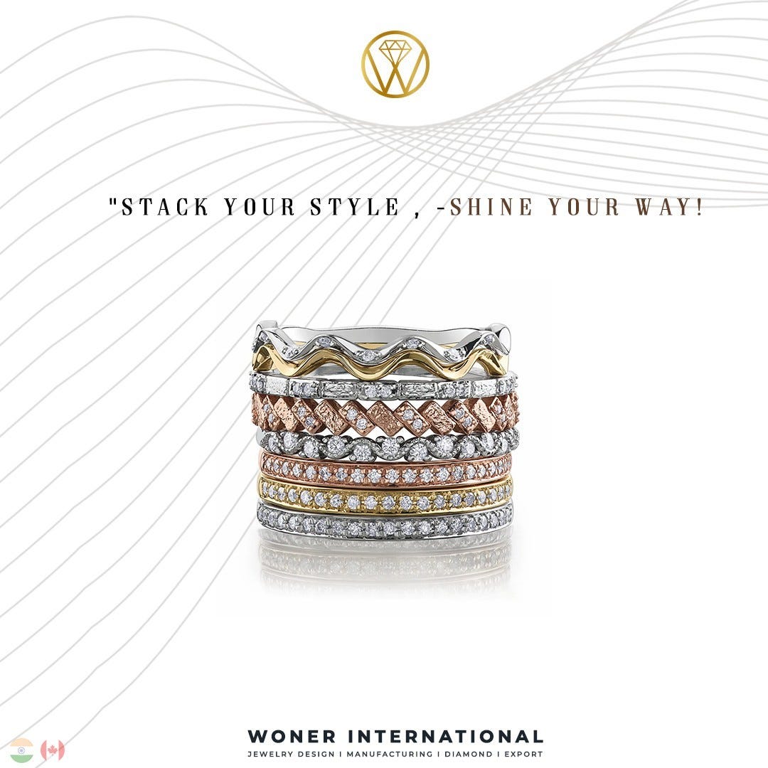 The Ultimate Guide For Stacking Rings | by woner international | Sep ...