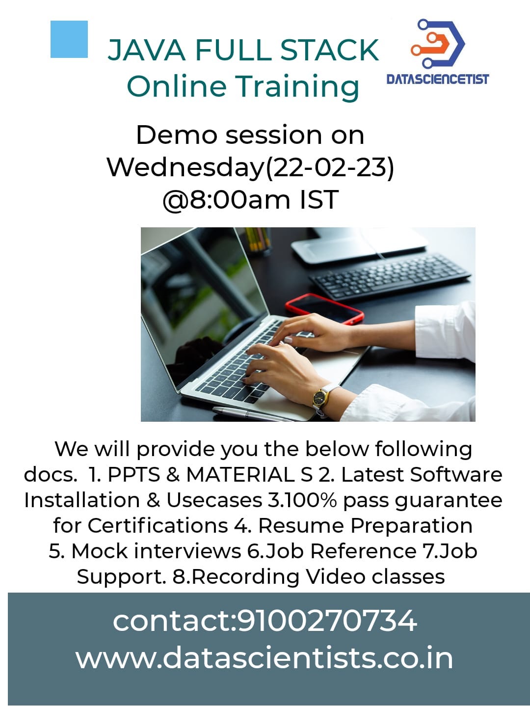 Java Full Stack online Training - DATA SCIENTISTS - Medium