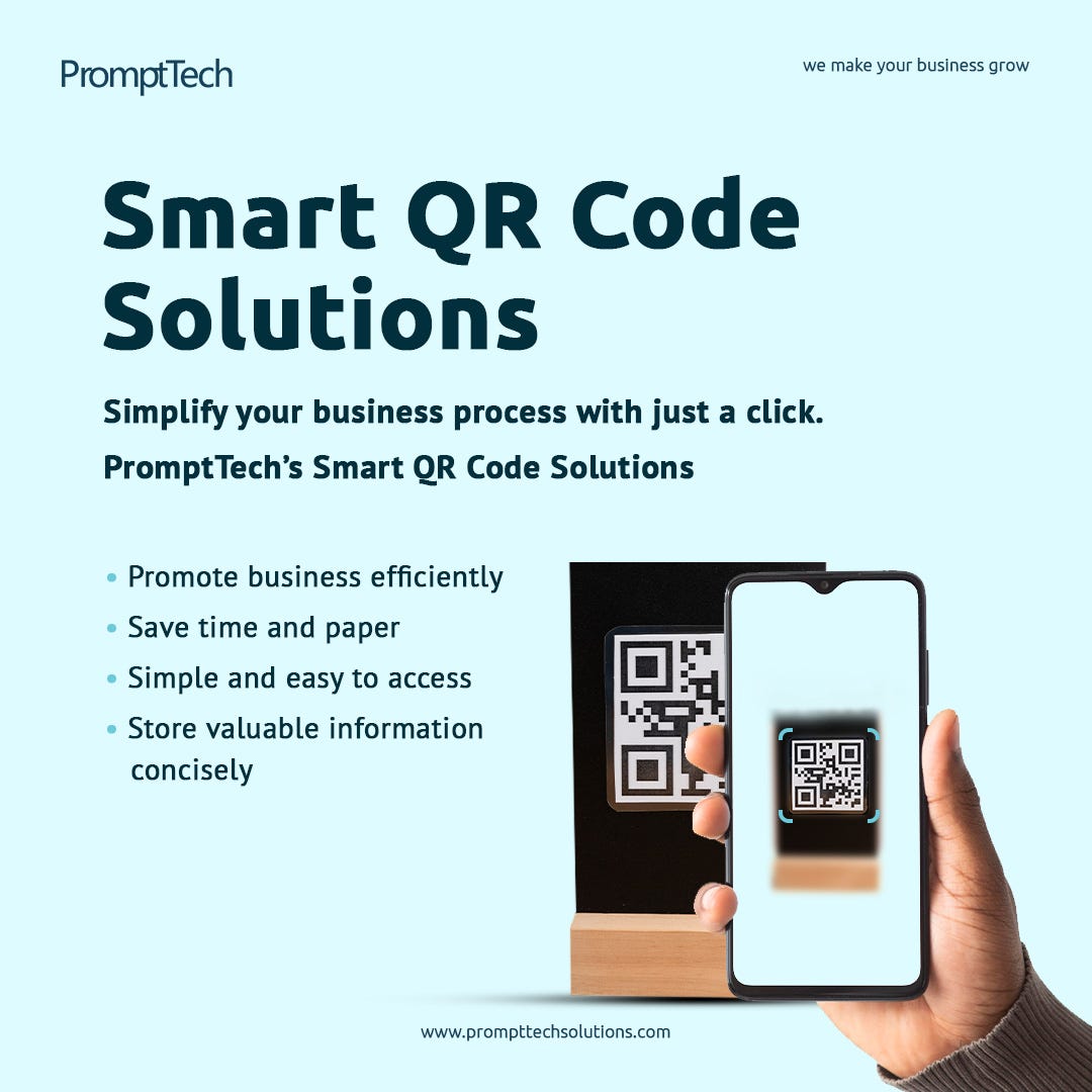 Smart QR Code Solutions - prompttech Middleeast - Medium