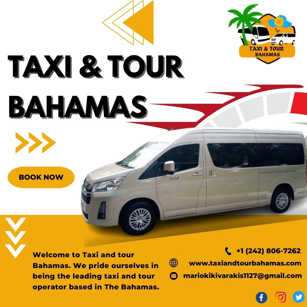 Airport transportation to hotel in Nassau Bahamas - Taxi and Tour ...