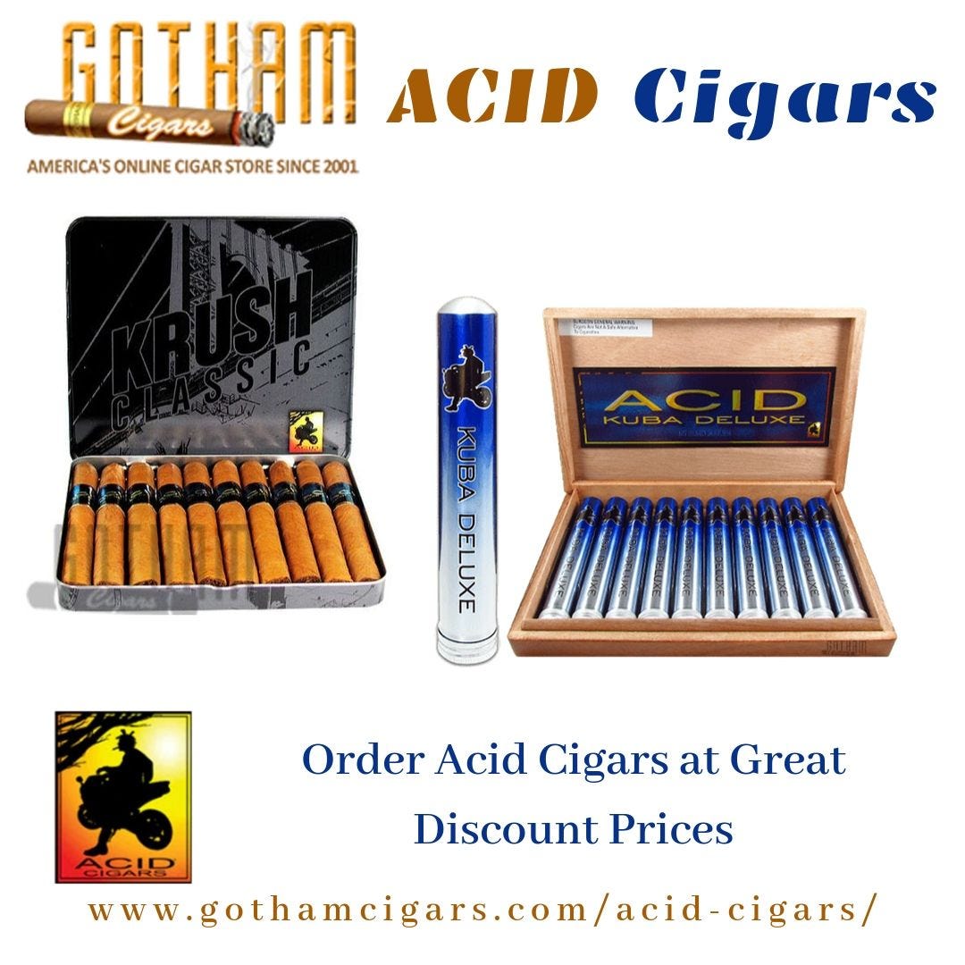 Why Choose ACID Cigars. Cigar enthusiasts usually never settle… | by ...