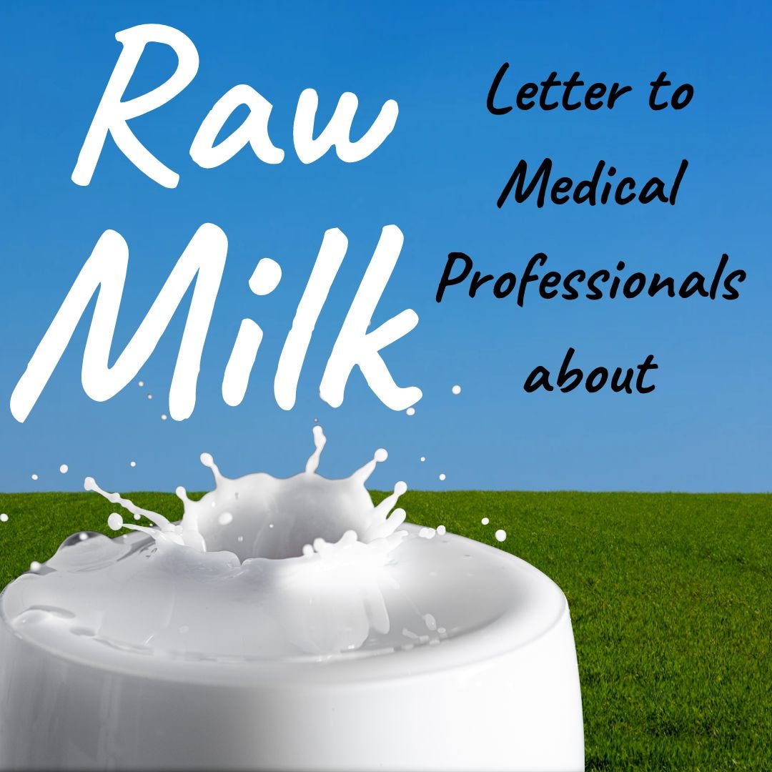 Letter to Medical Professionals about Raw Milk | by M Rizwan | Sep ...