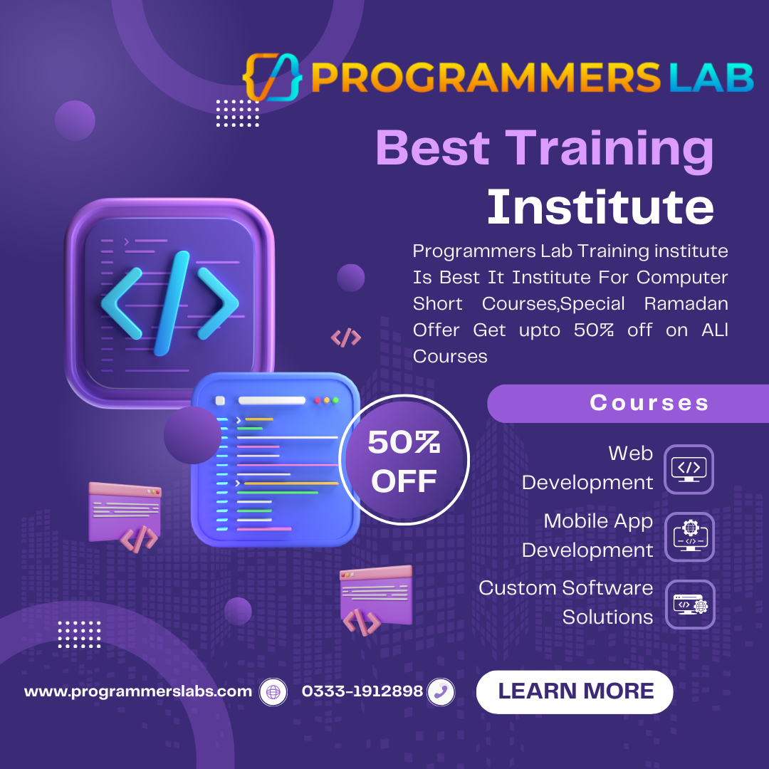 𝐁𝐞𝐬𝐭 𝐓𝐫𝐚𝐢𝐧𝐢𝐧𝐠 𝐈𝐧𝐬𝐭𝐢𝐭𝐮𝐭𝐞 𝐈𝐧 𝐑𝐚𝐰𝐚𝐥𝐩𝐢𝐧𝐝𝐢 𝐈𝐬𝐥𝐚𝐦𝐚𝐛𝐚𝐝 - Programmers Lab Tranning Instituite - Medium