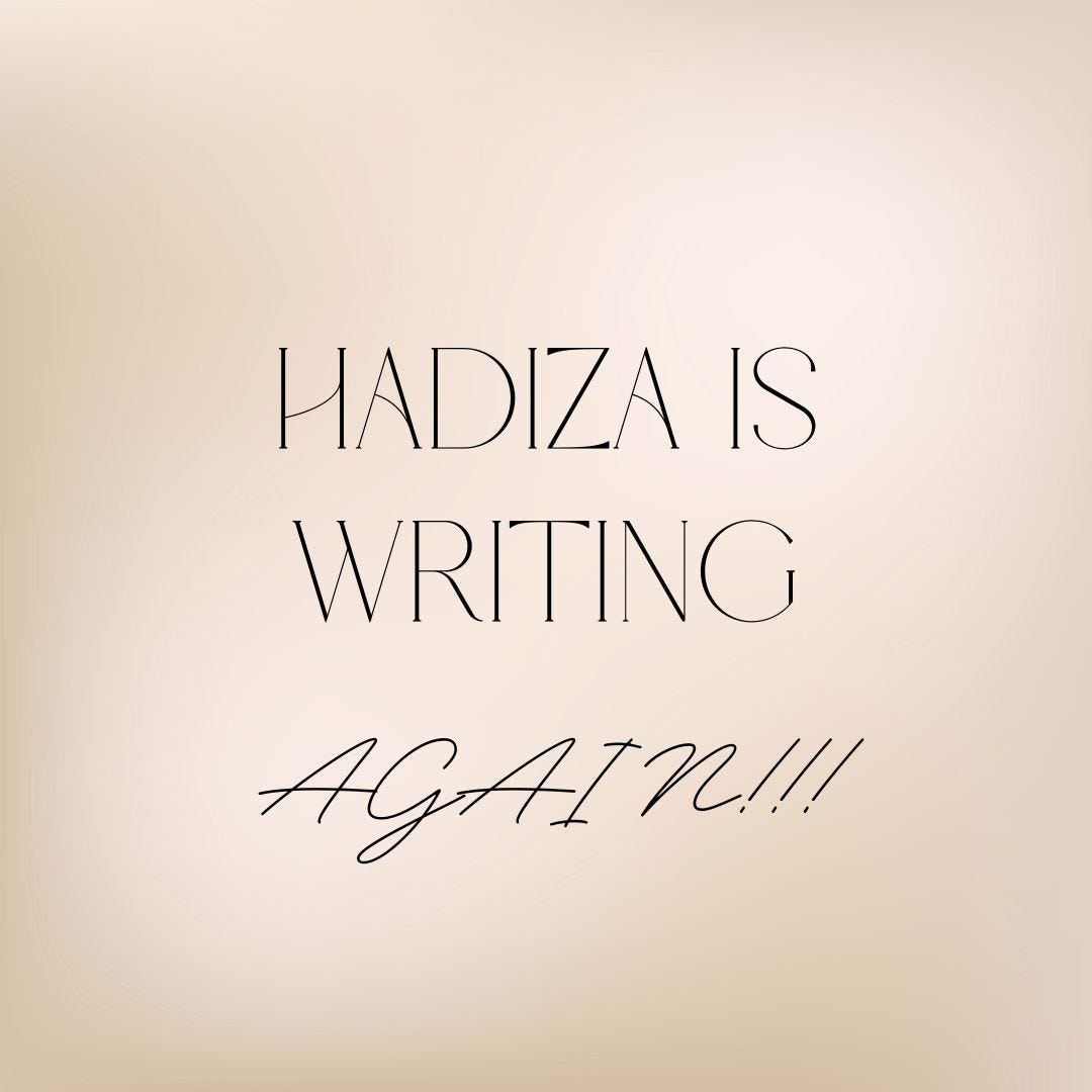 I’m writing again.. After years of silence, half-finished… | by Hadiza ...