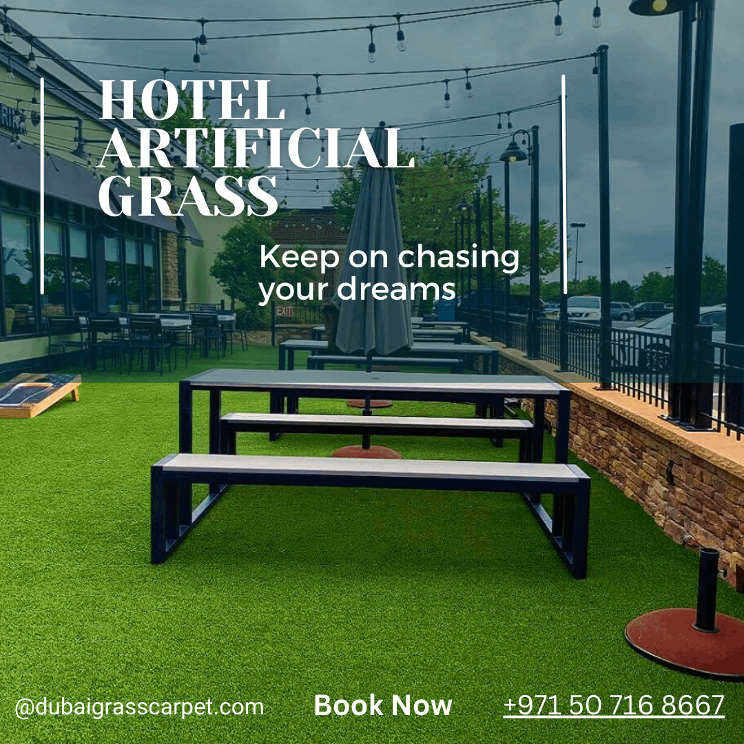 Hotel Artificial Grass | Synthetic Grass For Hotel - Dubai Grass Carpet ...