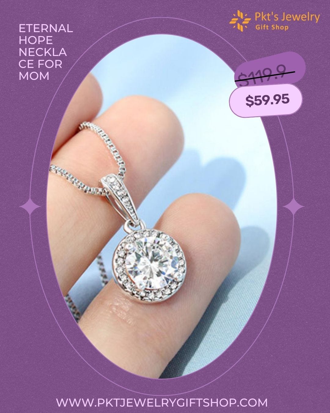 Eternal Embrace: A Timeless Hope Necklace for Mom - Pkt's Jewelry Gift ...