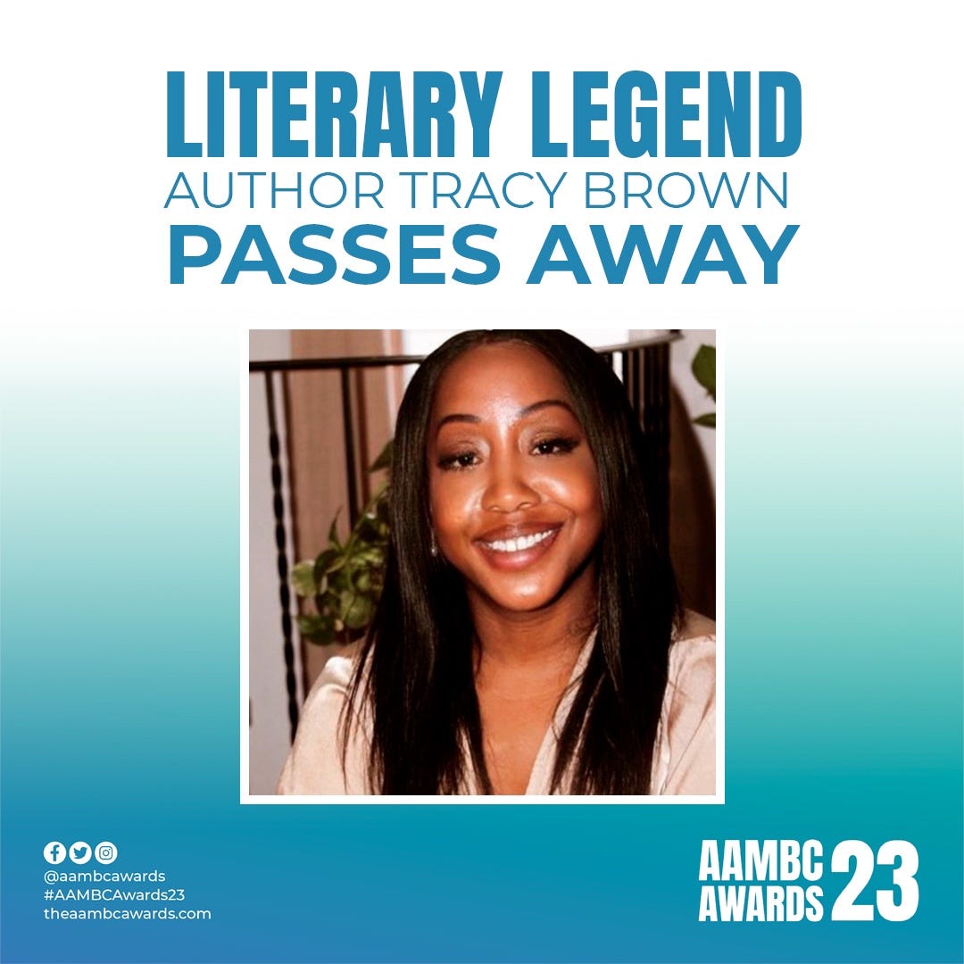 Literary Legend, Author Tracy Brown, passes away | by Tamika Newhouse | The AAMBC Journal | Medium