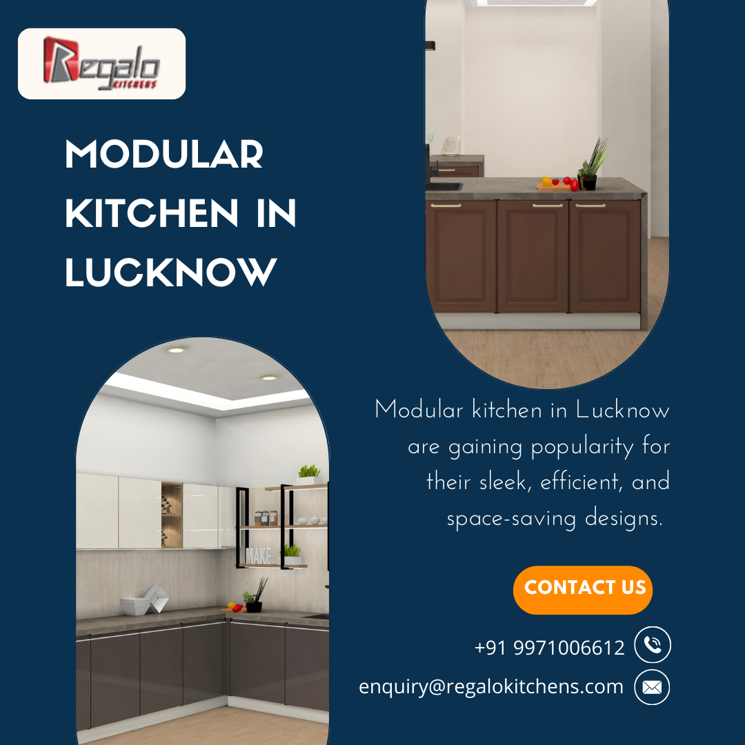 Modular Kitchen in Lucknow | Regalo Kitchens - Kitchen Design - Medium
