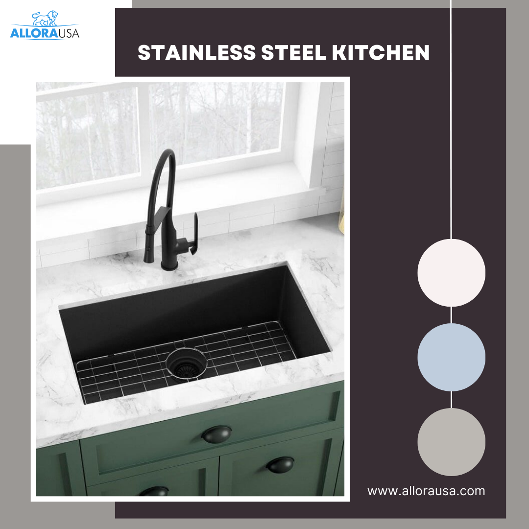 Best Stainless Steel Kitchen Sinks With Premium Design | AlloraUSA | by ...