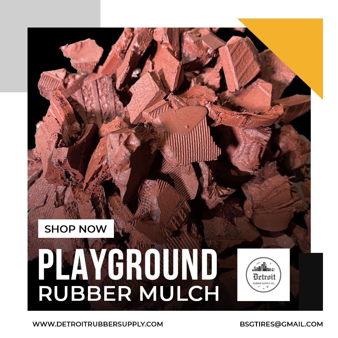 Best Playground Rubber Mulch - Detroit Rubber Supply - Medium