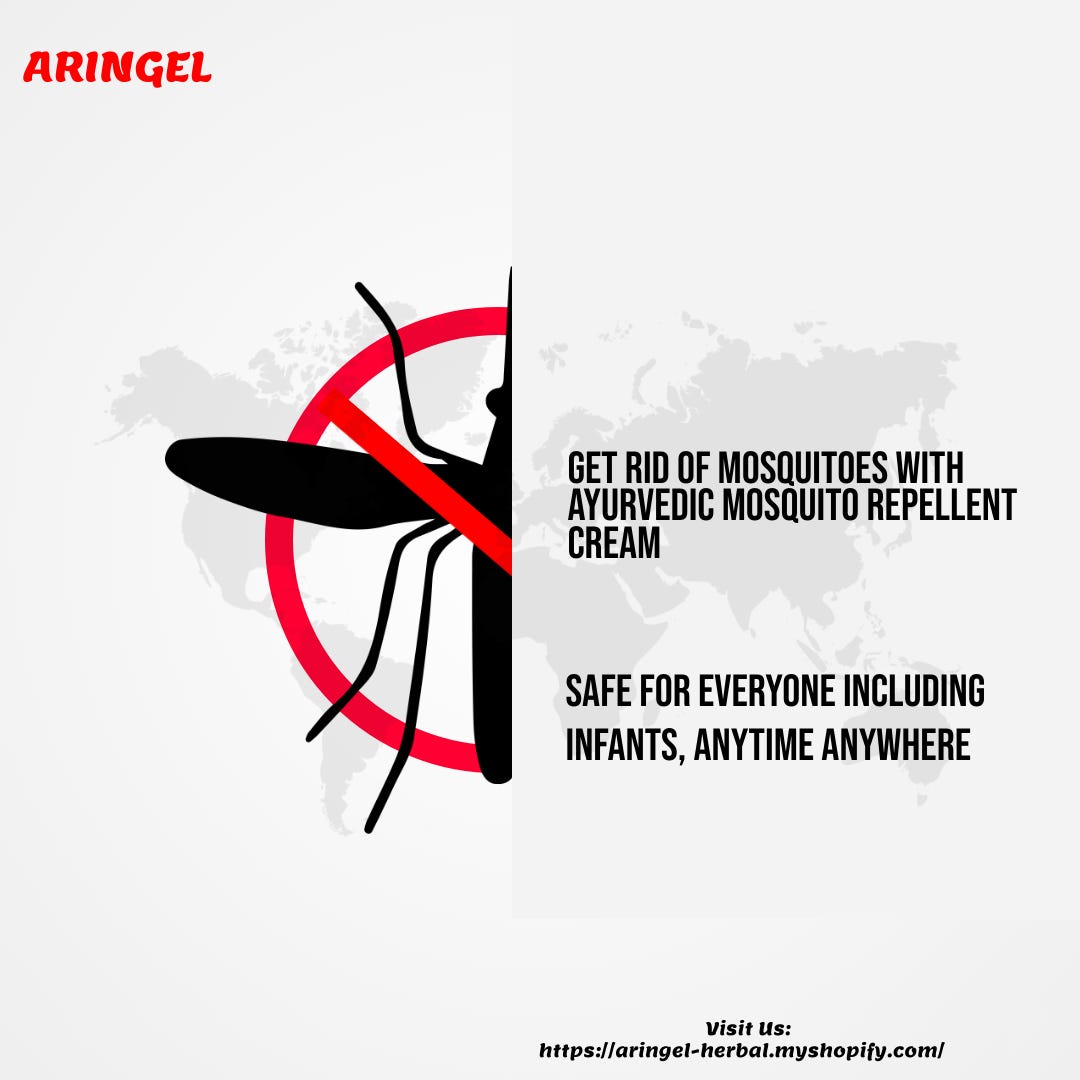 Aringel Mosquito Repellent Cream - Aringel herbal - Medium