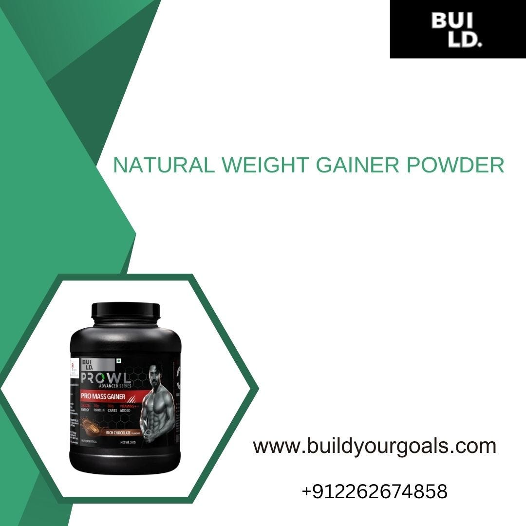 Natural Weight Gainer Powder: Buildyourgoals - Buildyourgoals - Medium
