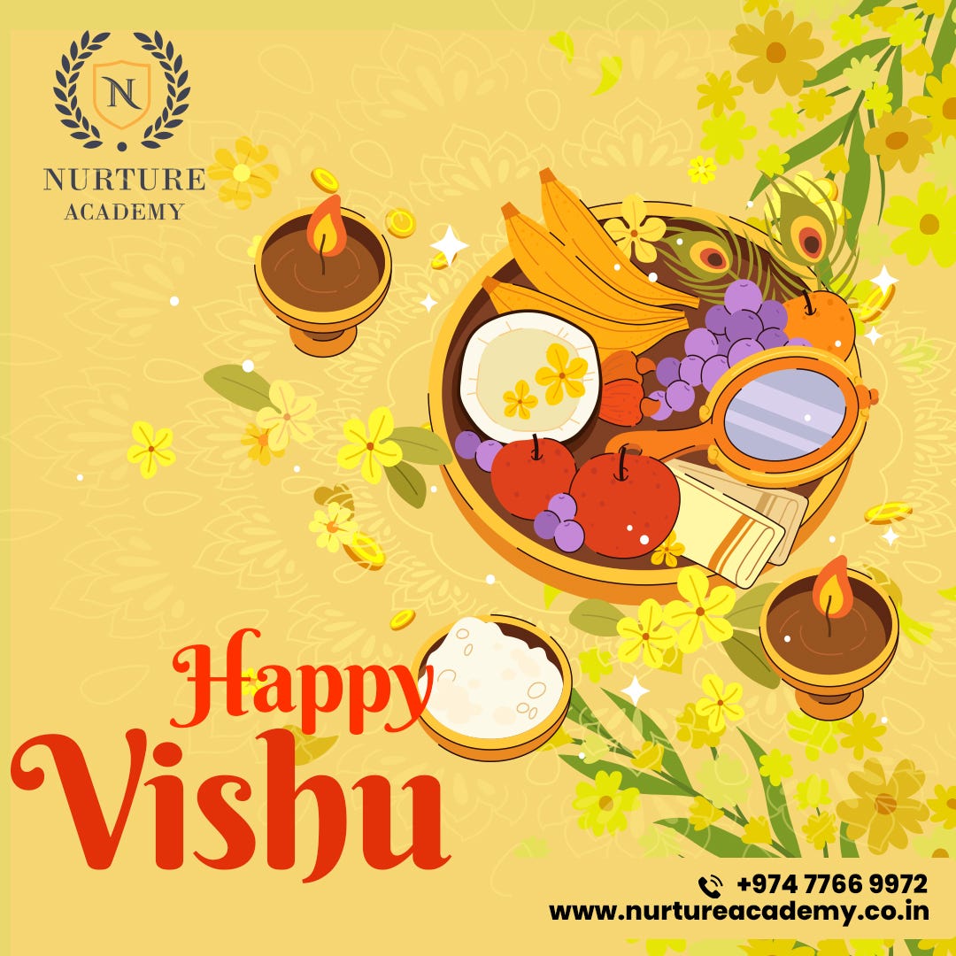 Happy Vishu from Nurture Academy - Nurture Academy - Medium