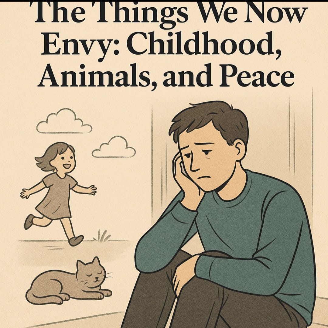 The Things We Envy: Childhood, Animals and Peace | by Amy _writes | Apr ...