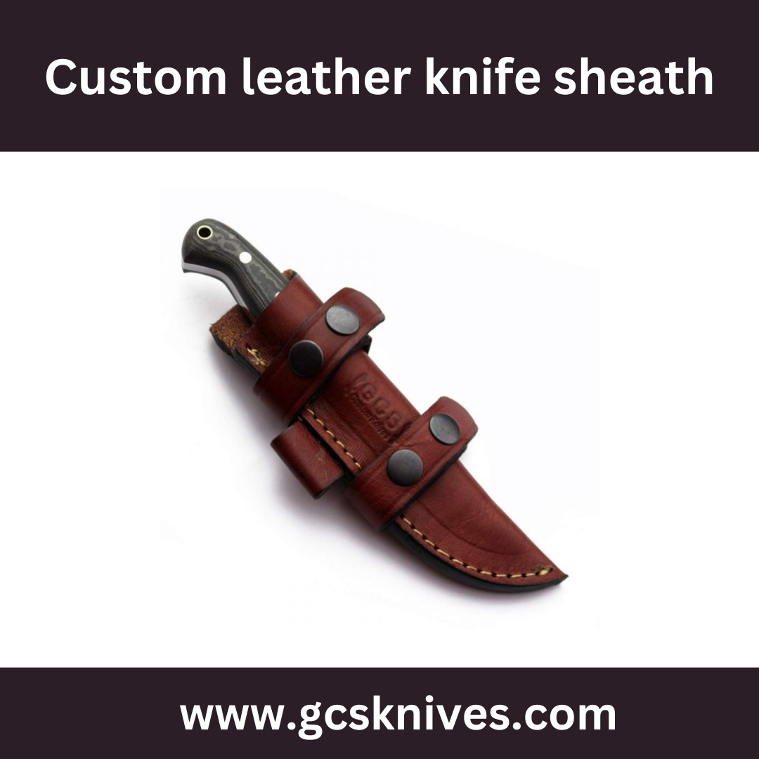 lCustom Leather knife Sheath. A custom leather knife sheath is a… | by ...