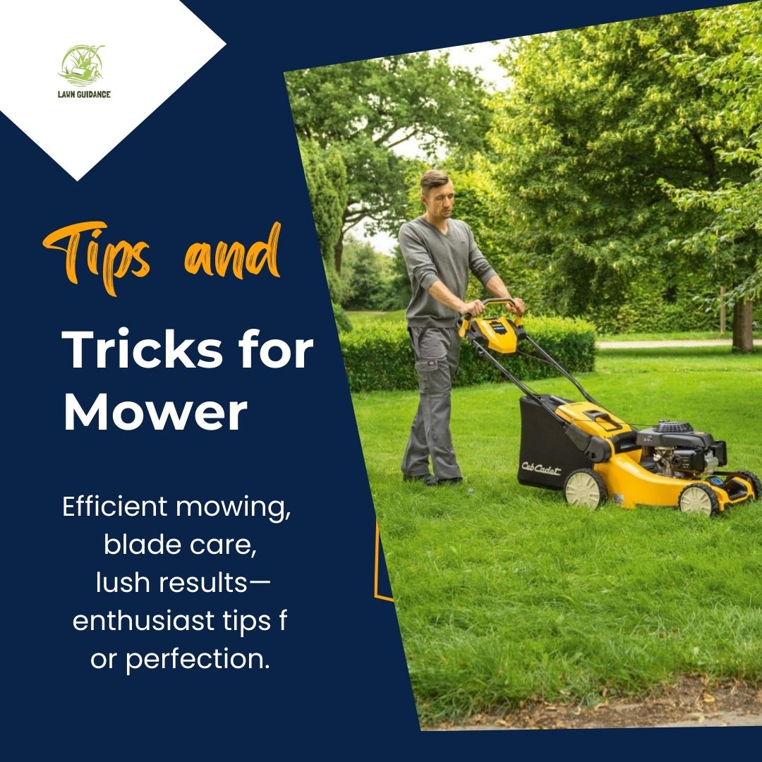 Tips and tricks of mowing - James M. Chew - Medium