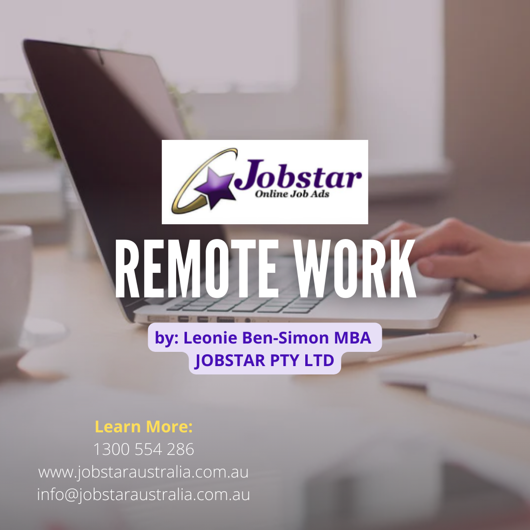 REMOTE WORK. Productivity is the name of the game… | by Jobstar Australia | Jun, 2024 | Medium