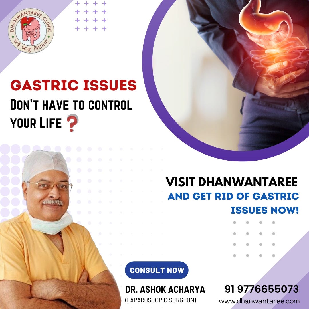 Gastrointestinal surgeries | Dhanwantaree clinic| best laparoscopic ...