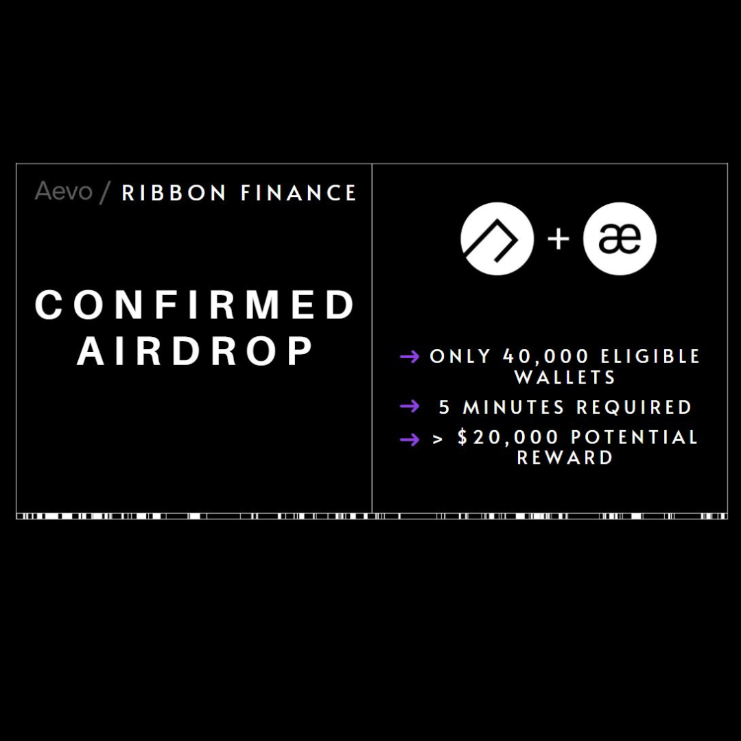 Hurry up to become ELIGIBLE for CONFIRMED $AEVO airdrop | by CryptoBro ...