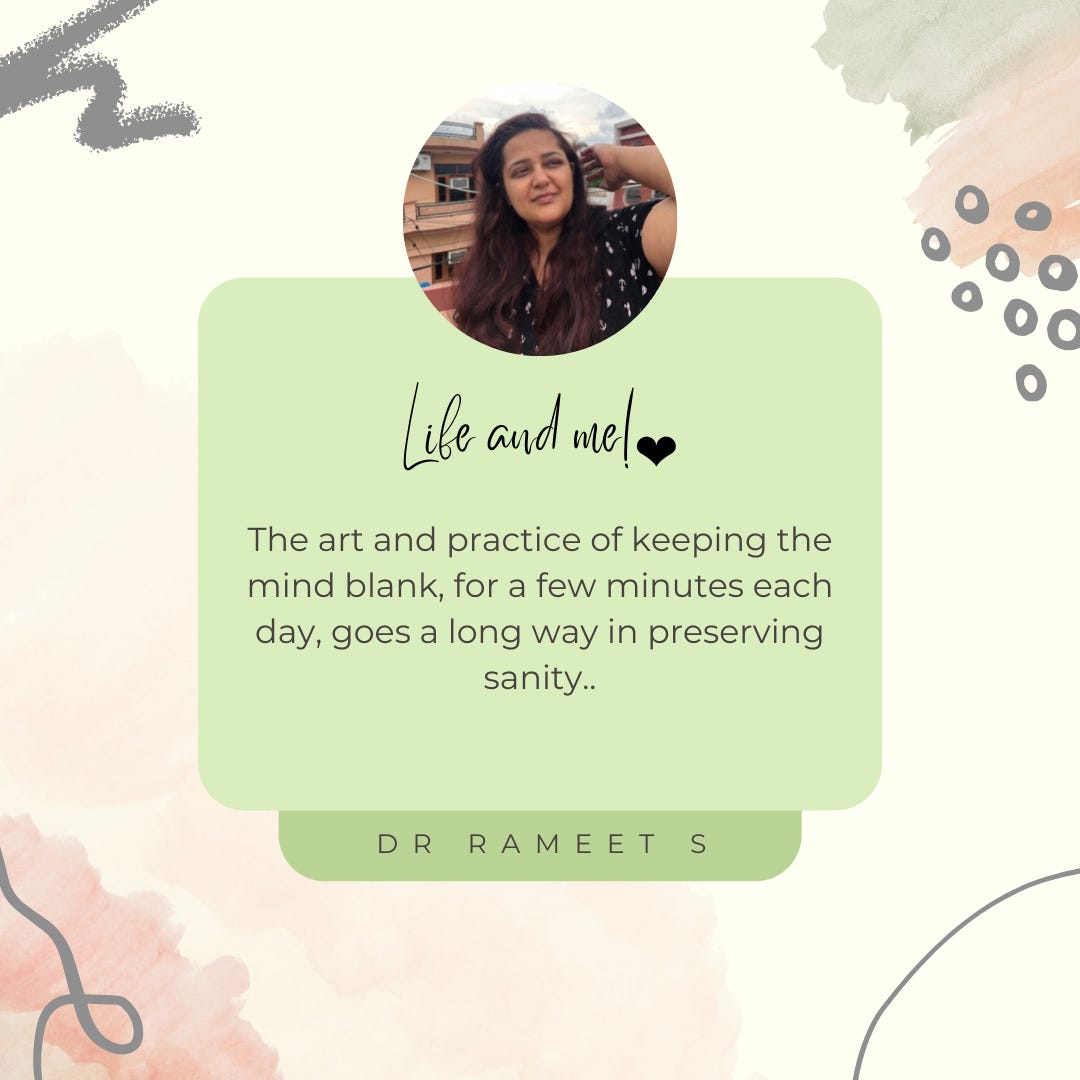 Life and me! - Dr. Rameet Sandhu - Medium