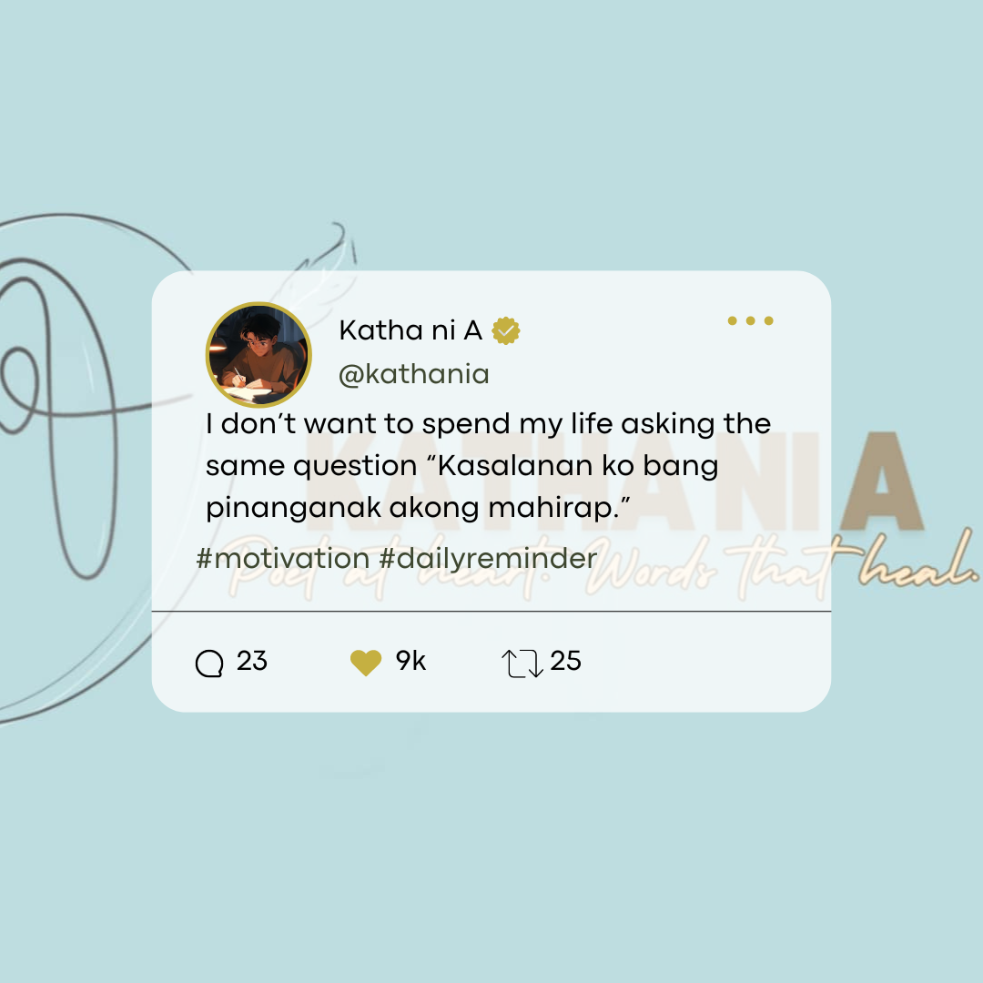 Kasalanan ko bang pinanganak akong mahirap | by Katha ni A | Medium