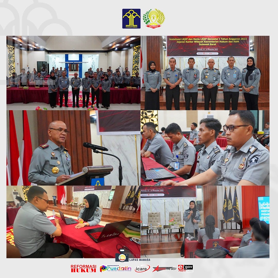 Lapas Mamasa Ikuti Kegiatan Reviu LKjIP Periode Semester I Tahun 2023 ...