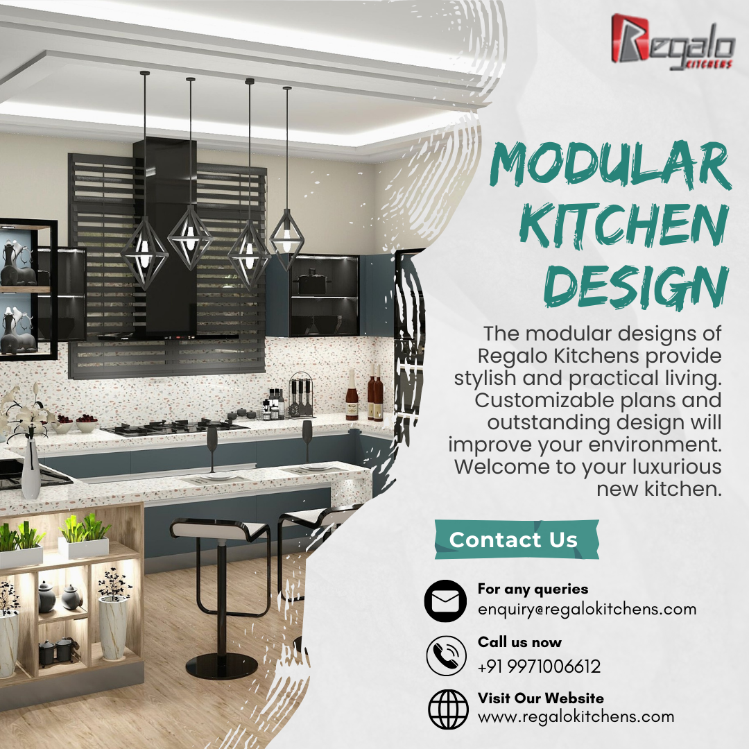Modular Kitchen Design - Regalo Kitchens - Medium