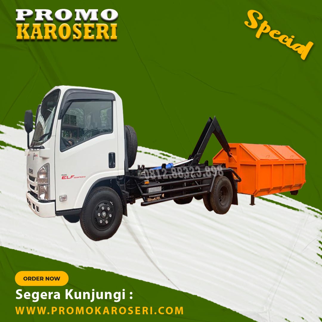 HARGA KAROSERI MOBIL dan TRUCK SAMPAH — ARM ROLL SYSTEM - Bengkel ...