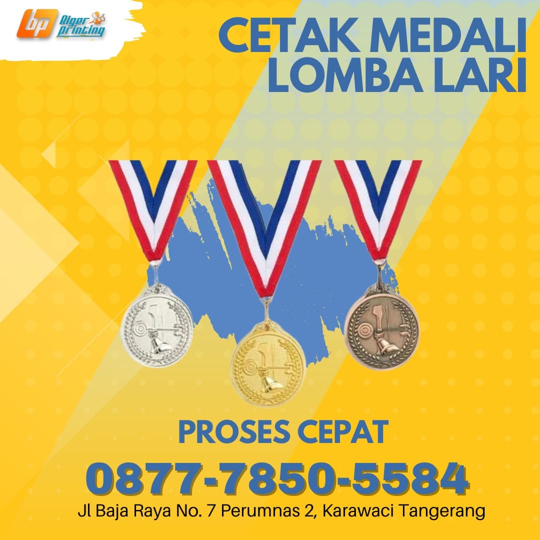 PROSES CEPAT, Wa./Call 0877–7850–5584, cetak medali lomba lari, di BATU CEPER TANGERANG Klik ...