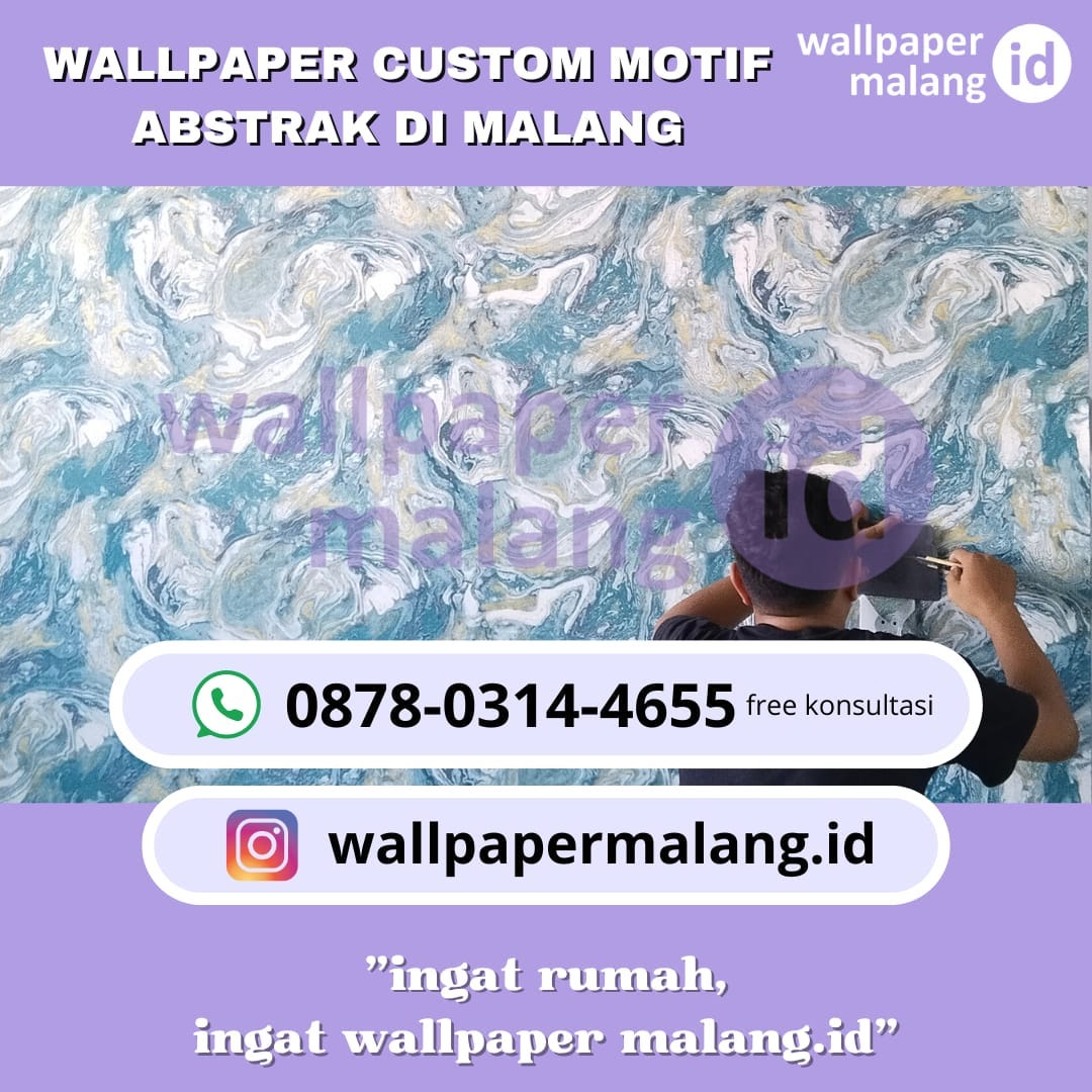 WALLPAPER CUSTOM MOTIF ABSTRAK DI MALANG Ingin memberikan sentuhan artistik dan modern pada ...