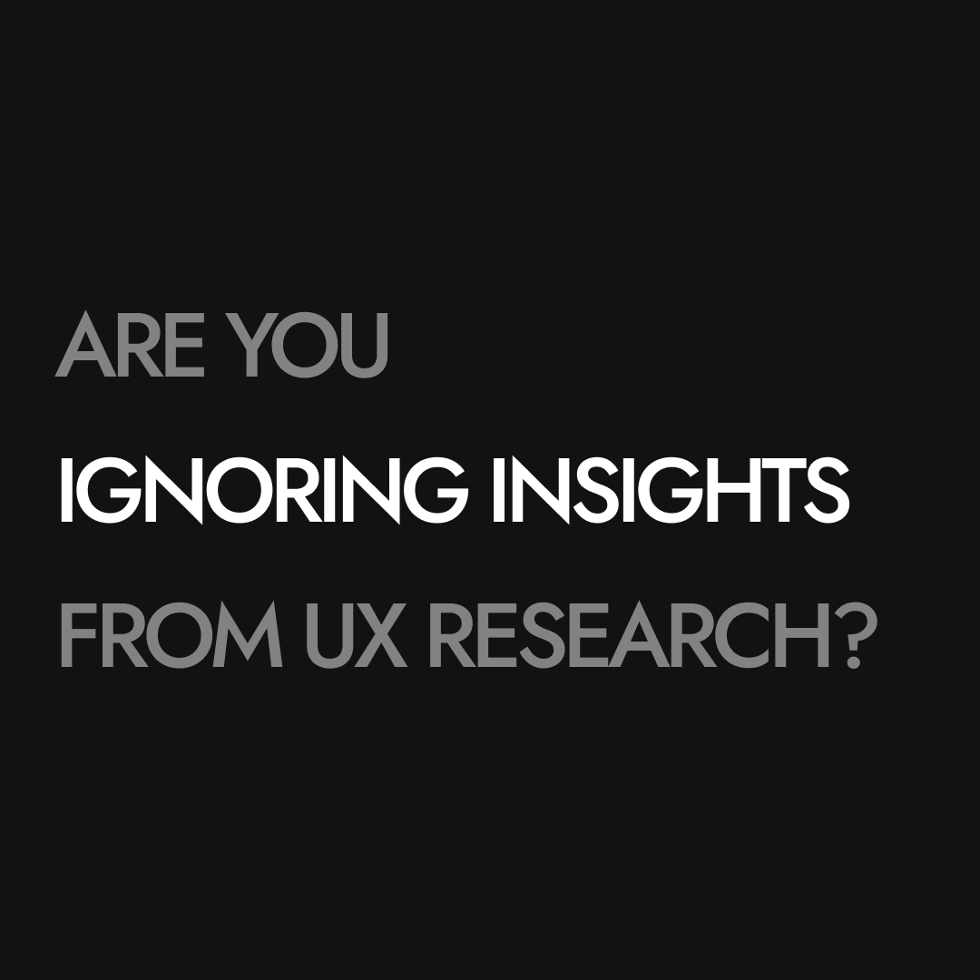 Are you ignoring insights from UX Research? | by Lanre Wright | Medium