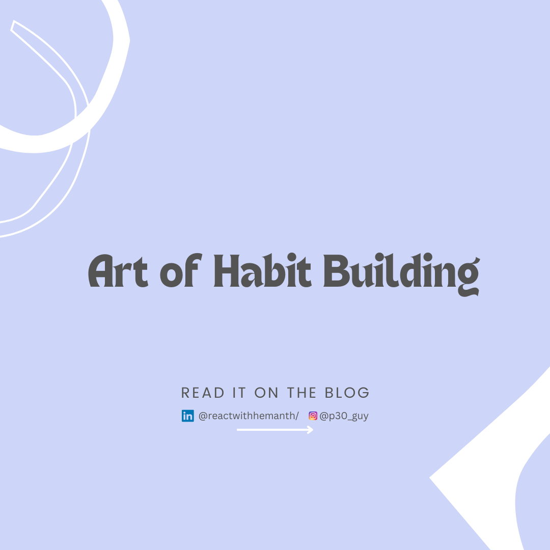 Mastering the Art of Habit Building: 5 Key Points for Success | by ...