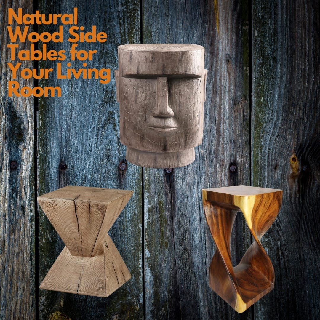 Natural Wood Side Tables for Your Living Room | by Roomzy | Jan, 2024 ...
