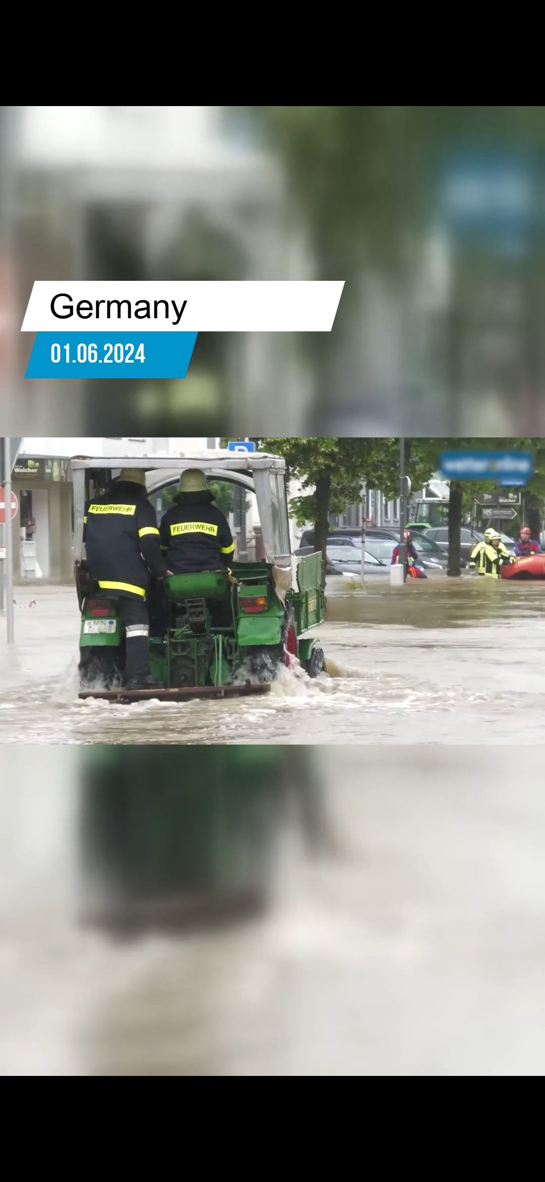 🌊💥 Severe storms are hitting South #Germany causing dangerous #flooding ...