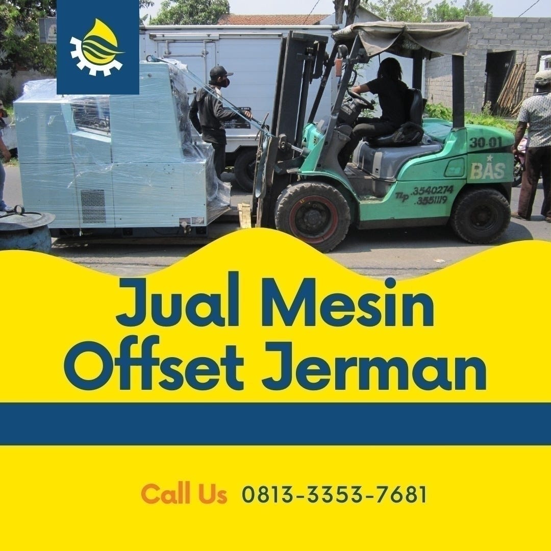 TERIMA JADI Telp/WA : 0813-3353-7681 Jual Beli Mesin Offset Melayani ...