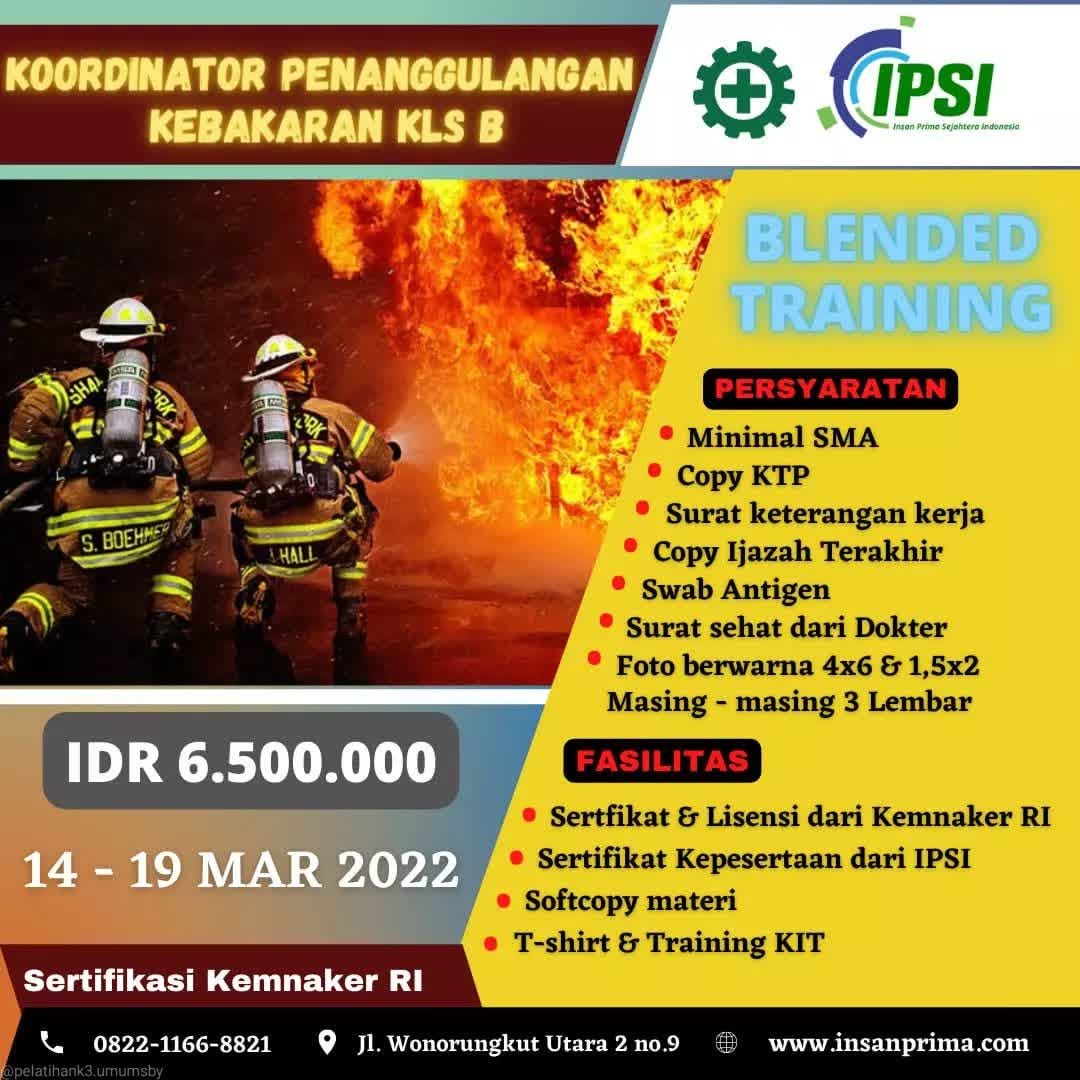 PT Insan Prima Sejahtera Indonesia merupakan PJK3 yang menyediakan jasa ...