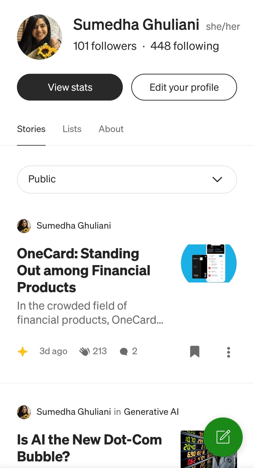 100 followers on Medium. Grateful | by Sumedha Ghuliani | Oct, 2024 | Medium