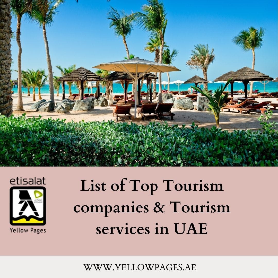 List of Top Tourism companies & Tourism services in UAE - Tom Wilson ...
