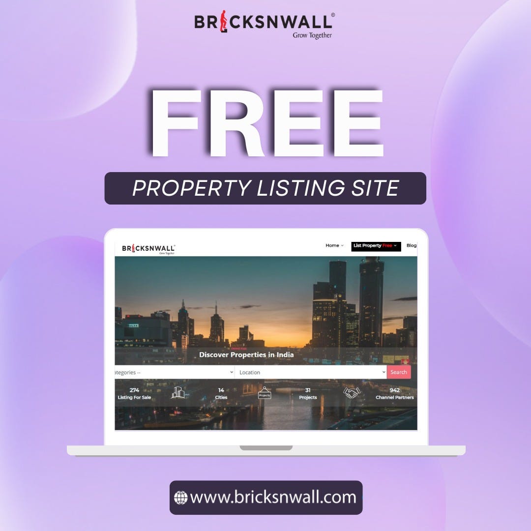 Free Property Ads Posting Site - Bricksnwall - Medium