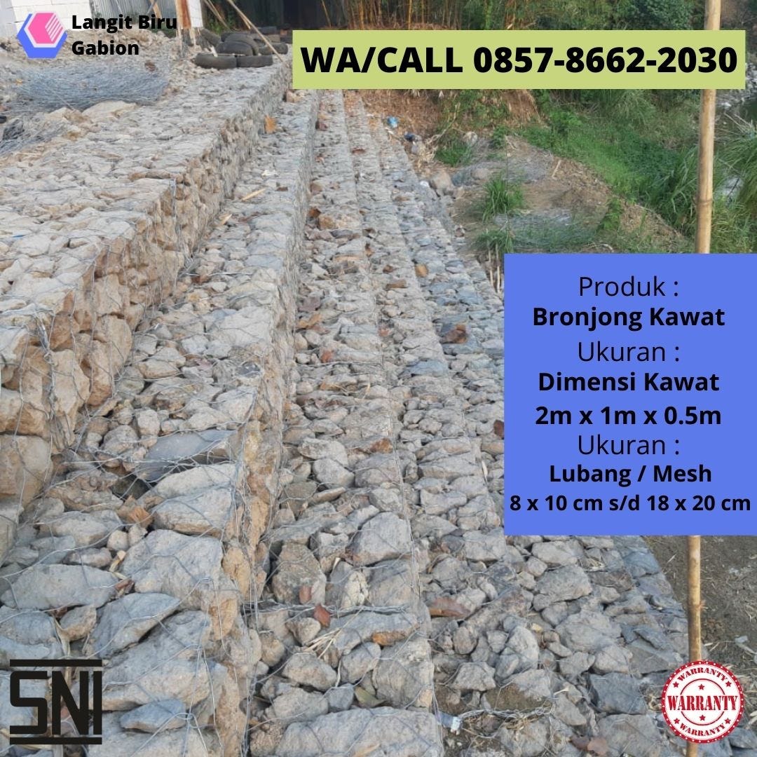 WA 0857–8662–2030, Jual Kawat Bronjong Banyumas, Kawat Bronjong Batu ...