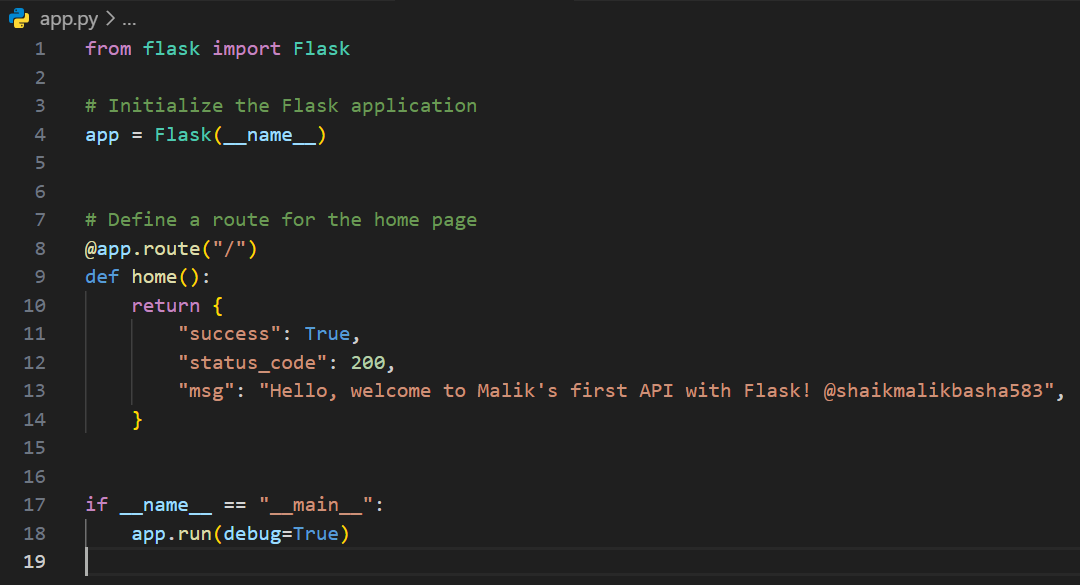 Flask Made Easy: Your First API with Python | by Shaik Malik Basha | Dec, 2024 | Medium